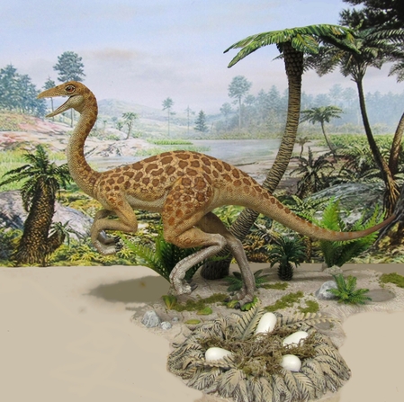 Struthiomimus - jrstruth01 - Prehistoric Scenes Gallery