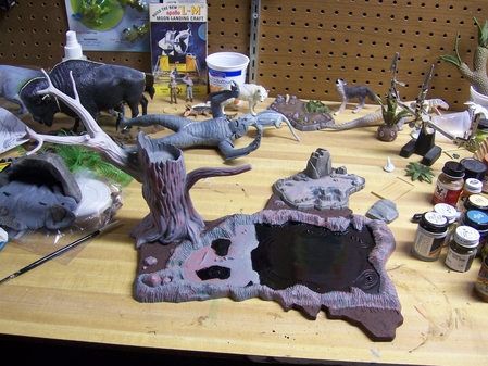 Tar Pit - marktar04 - Prehistoric Scenes Gallery