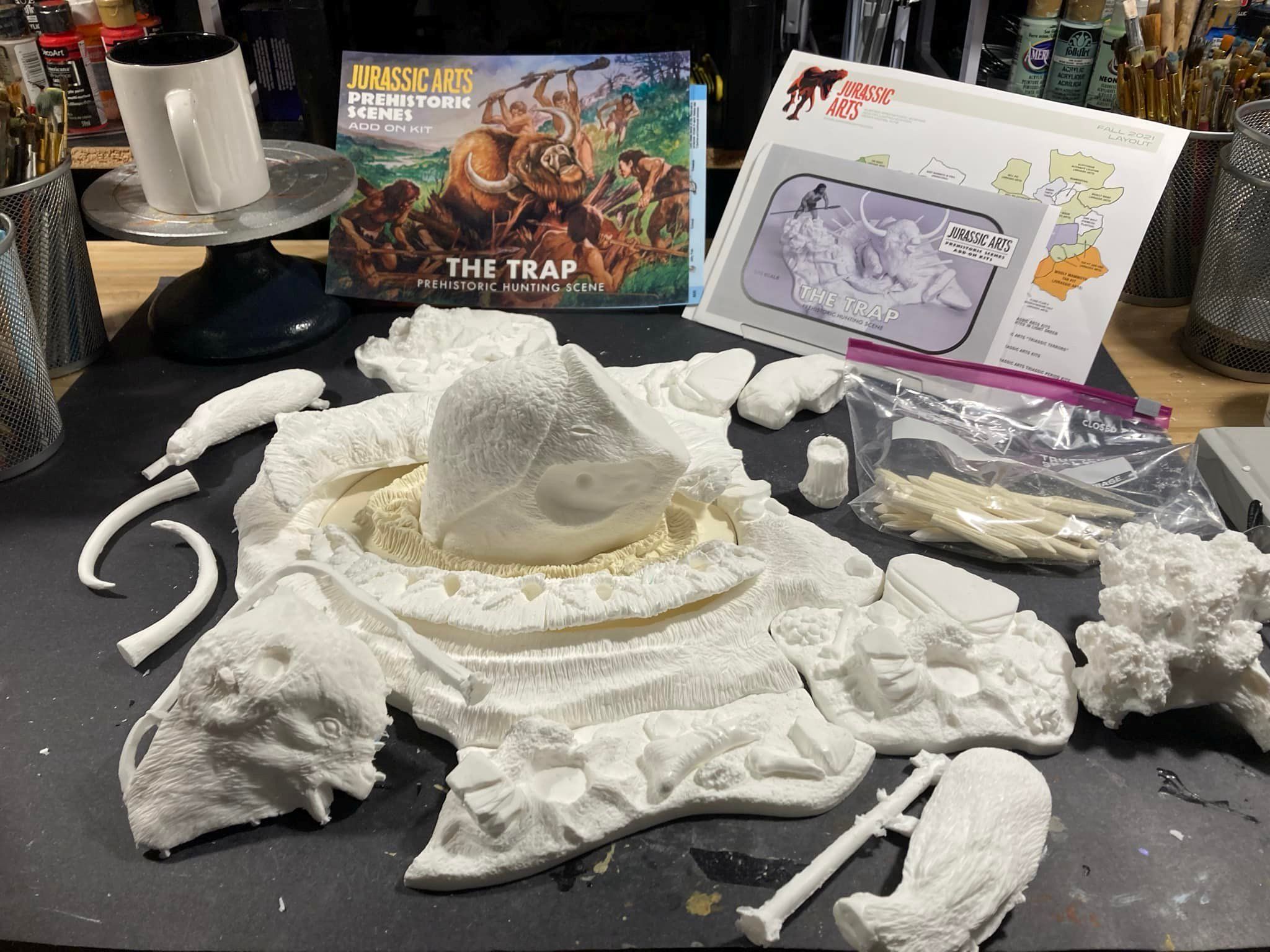Aurora Prehistoric Scenes Models - Add on kits